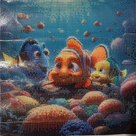 Fish | Diamond Paint Art Kit Finding Nemo 12 X 12 All Tools Included ...